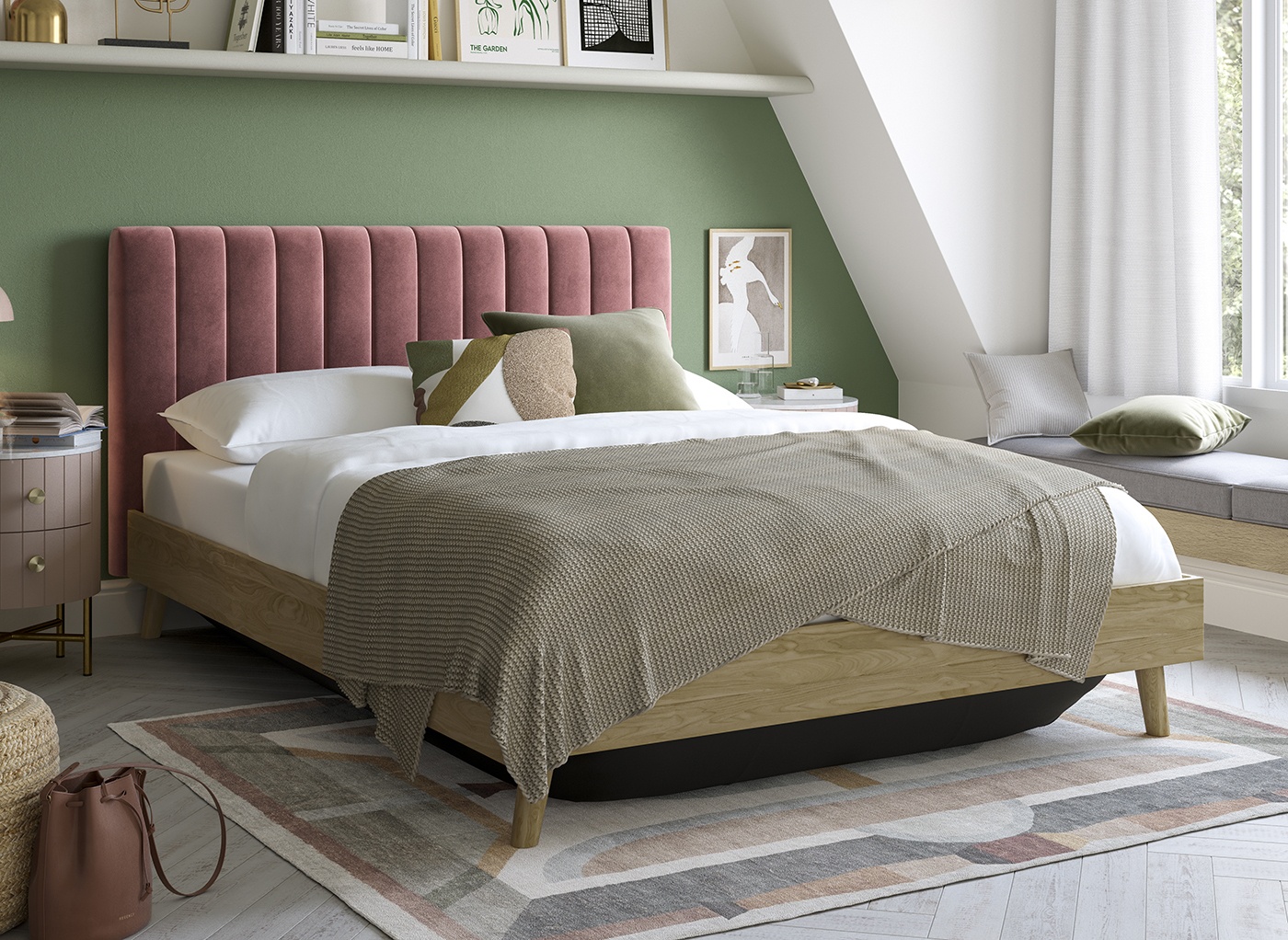 Perfectly pink: nail the trend with a pink bed frame | Dreams Inspiration