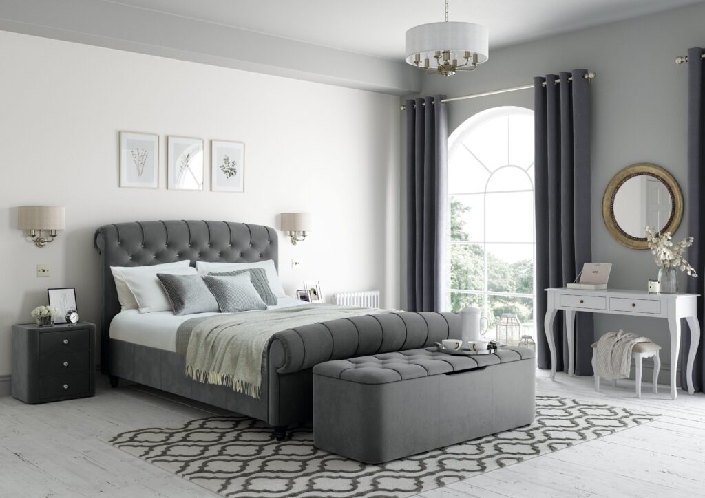 Neutral bed frame ideas | Dreams Inspiration