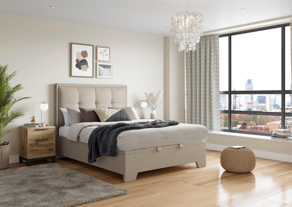 Neutral bed frame ideas | Dreams Inspiration